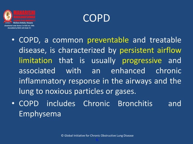 Exercise prescription in COPD | PPTX | Physical Therapy | Wellness