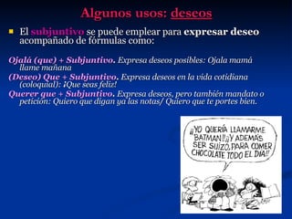 Presente de Subjuntivo. Verbos irregulares | PPT