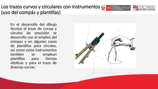 Técnicas de Dibujo con Instrumentos - El Compás | PPTX