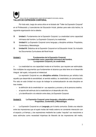 Expresion corporal | PDF