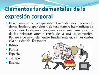 Expresión Corporal | PPTX