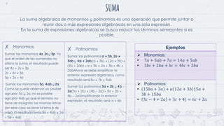 Expresiones algebraicas | PPT