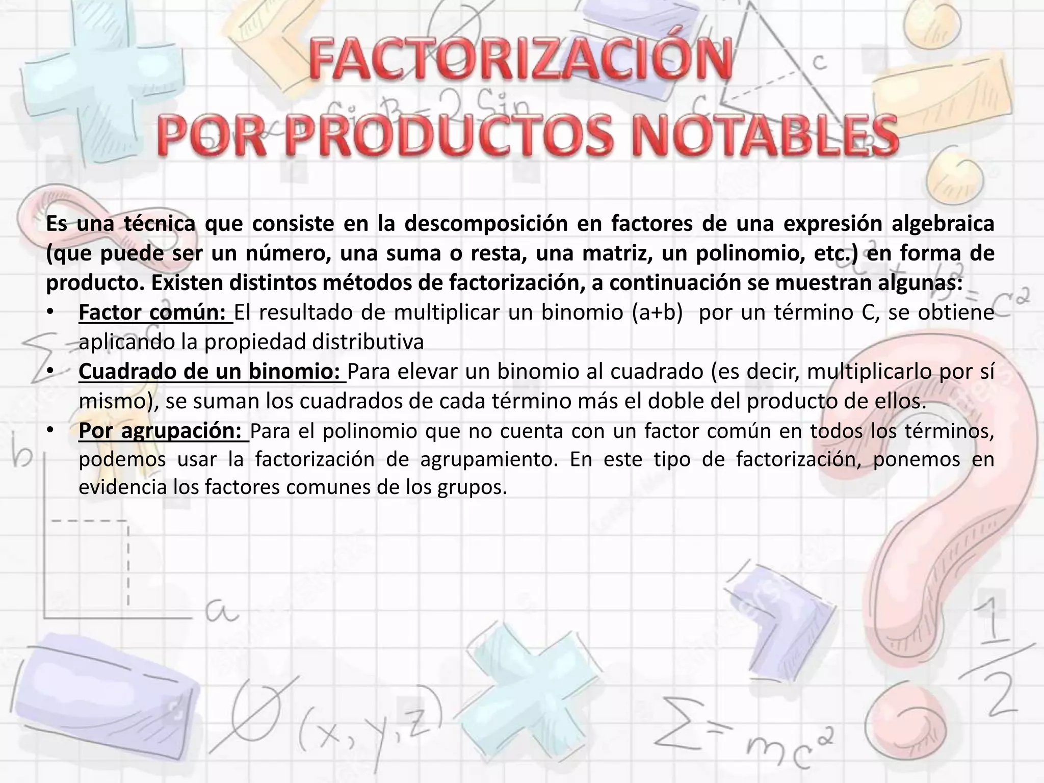 Expresiones algebraicas | PPTX