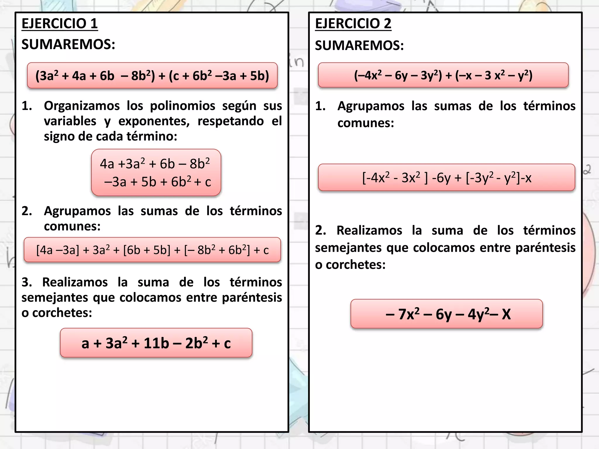Expresiones algebraicas | PPTX