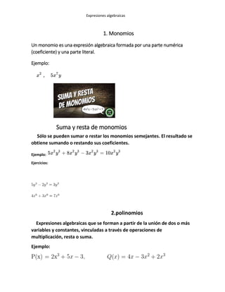 expresiones algebraicas.doc