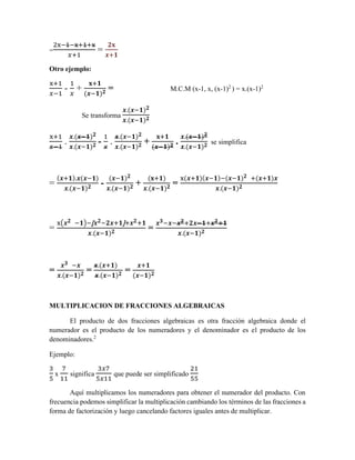 Expresiones algebraicas | PDF