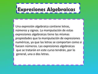 Expresiones algebraicas jesus arrieche zabdiel jimenez | PPT