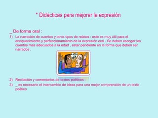 Expresiones , comunicacion oral y escrita | PPT