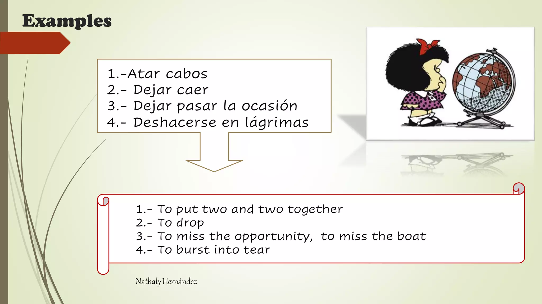 Expresiones idiomáticas/ Idiomatic expressions | PDF