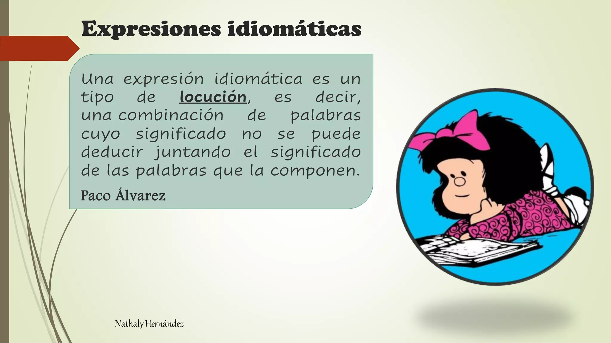 Expresiones idiomáticas/ Idiomatic expressions | PDF