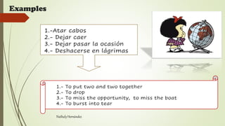 Expresiones idiomáticas/ Idiomatic expressions | PDF