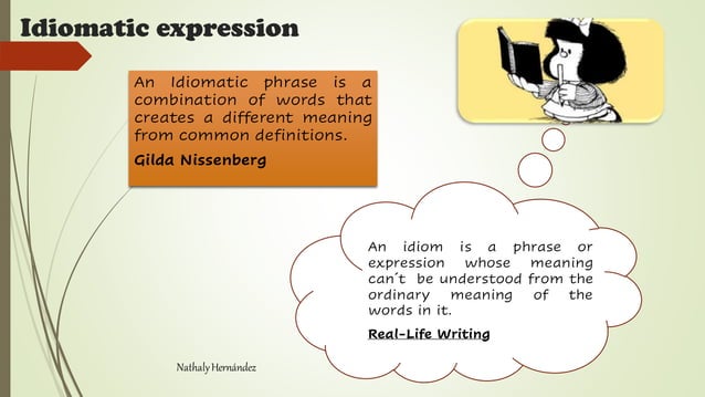 Expresiones idiomáticas/ Idiomatic expressions | PDF