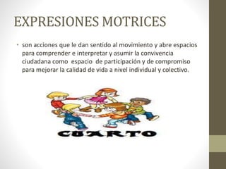 Expresiones motrices luis bonelo | PPTX