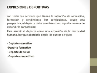 Expresiones motrices luis bonelo | PPTX