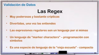 Expresiones regulares | PPT
