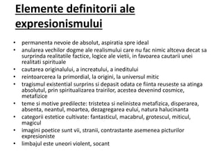 Expresionismul in literatura universala | PPTX