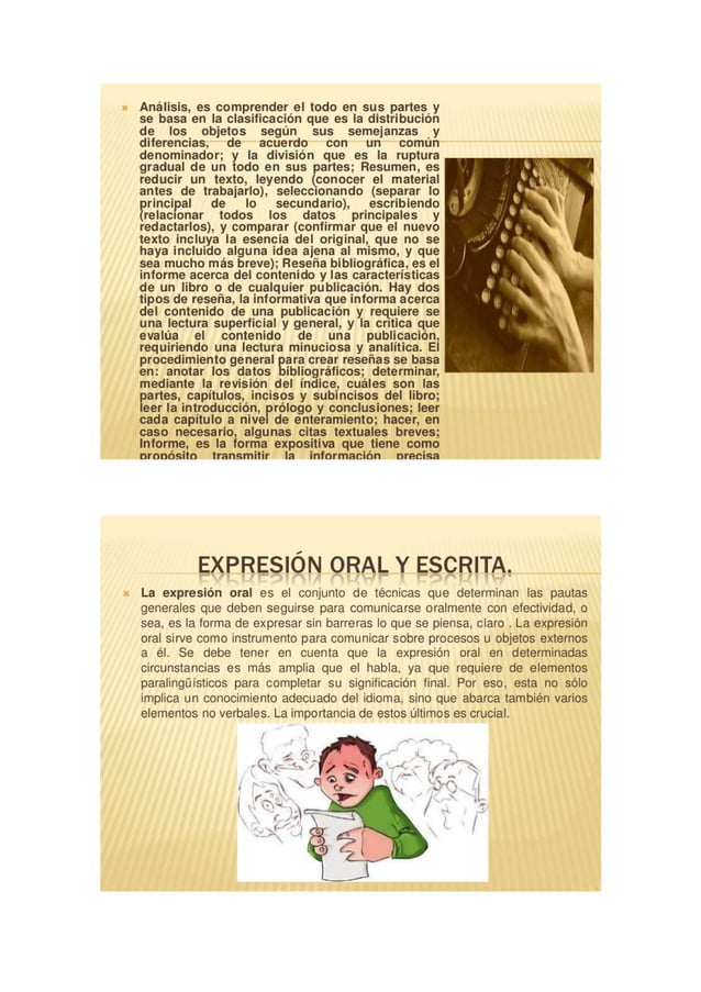 Expresion oral y escrita | DOC