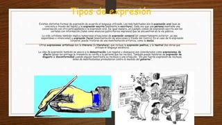 Expresion oral y escrita | PPTX