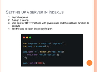Express | PPTX | Web Development | Internet
