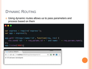 Express | PPTX | Web Development | Internet