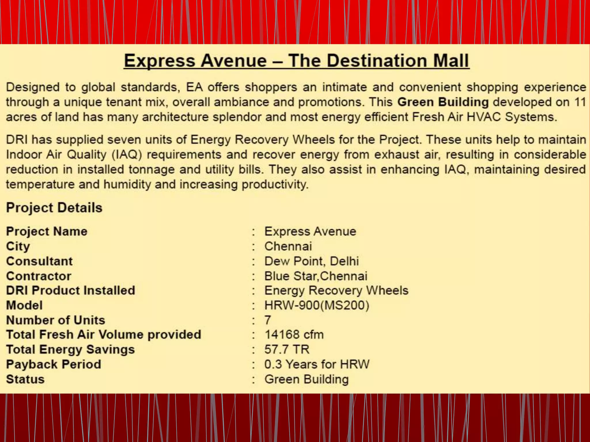 Express avenue mall architectural case study,chennai | PPTX
