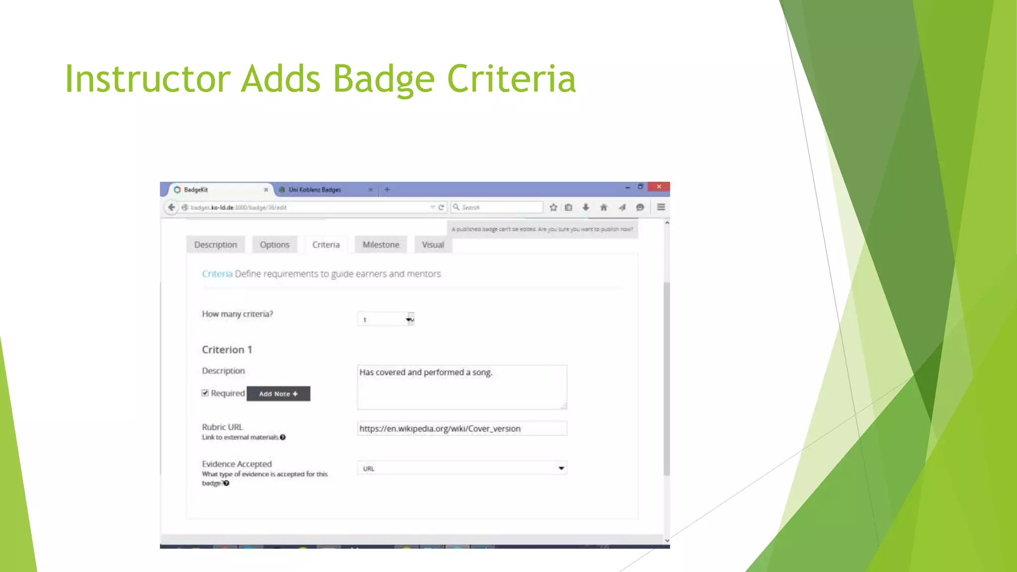 Express Badges Ppt