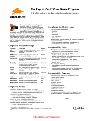 Express Card | PDF | Computer Peripherals | Computing