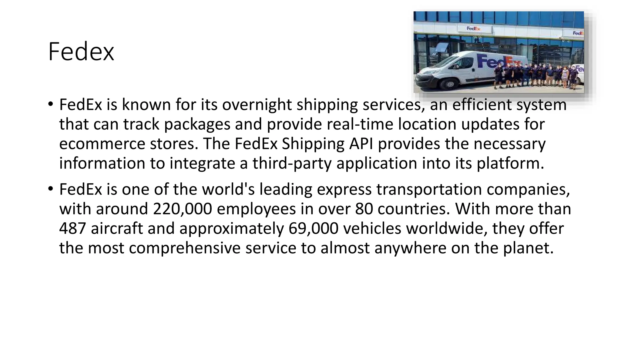 Express Cargo Transportation FEDEX L DHL | PPT