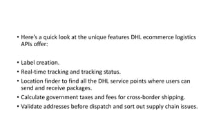Express Cargo Transportation FEDEX L DHL | PPT