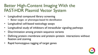 Creating Better Gene-Edited Cell Lines with the FAST-HDR System | PPT