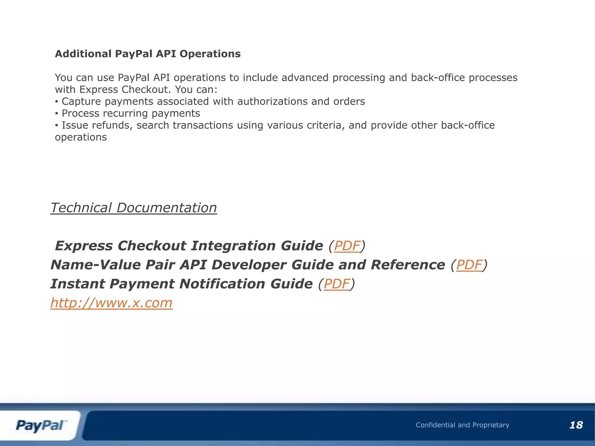 Express checkout ecs & ecm | PPTX