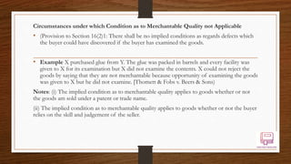 Express conditions and warranty | PPTX