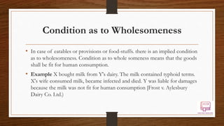 Express conditions and warranty | PPTX