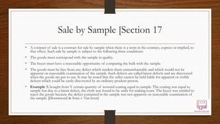 Express conditions and warranty | PPTX