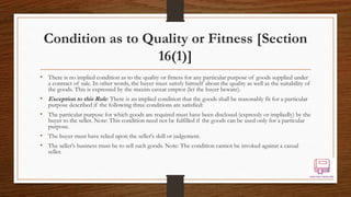 Express conditions and warranty | PPTX