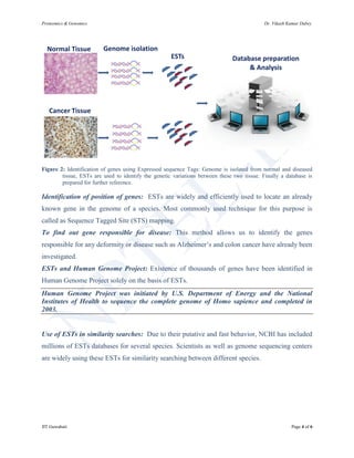 Expressed Sequence Tags.pdf....,,....... | PDF