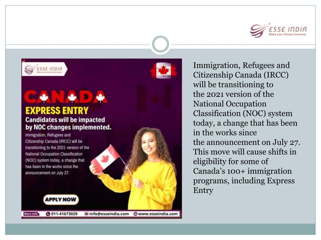 Express Entry candidates will be impacted by NOC.pptx