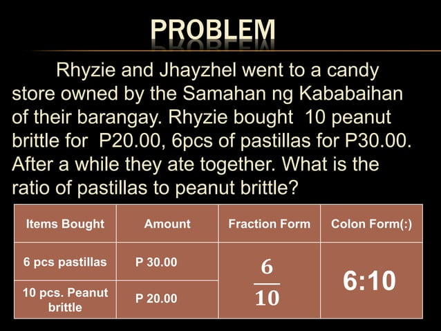 Expresses ratio using either the colon or fraction.pptx | Gardening ...