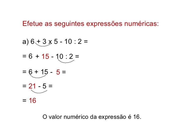 Expressões simples