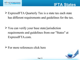 Express ifta overview | PPT