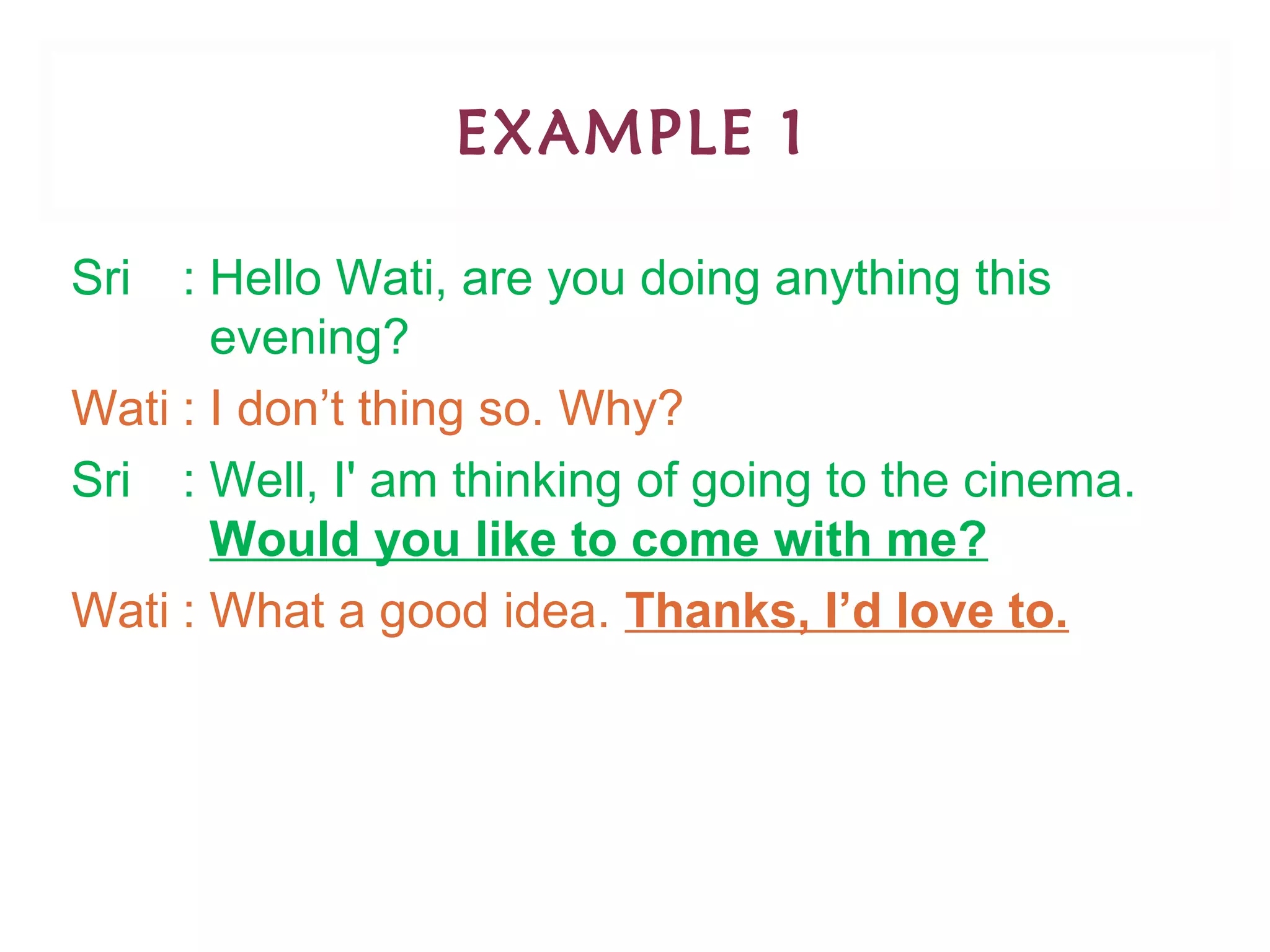 Expressing Invitation and Offer | PPT