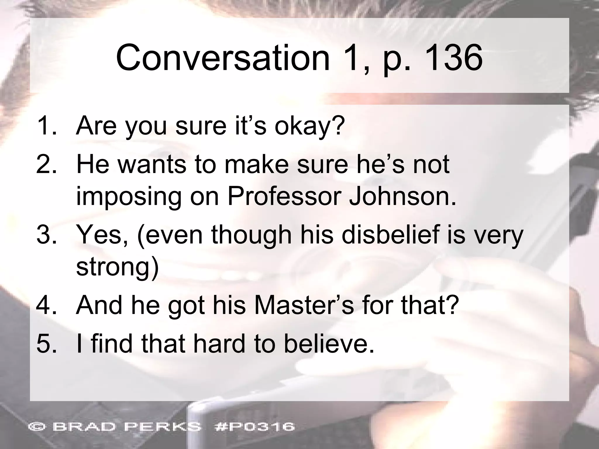 Expressing Doubt and Disbelief | PPT