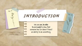 Expressing abilities | PPTX