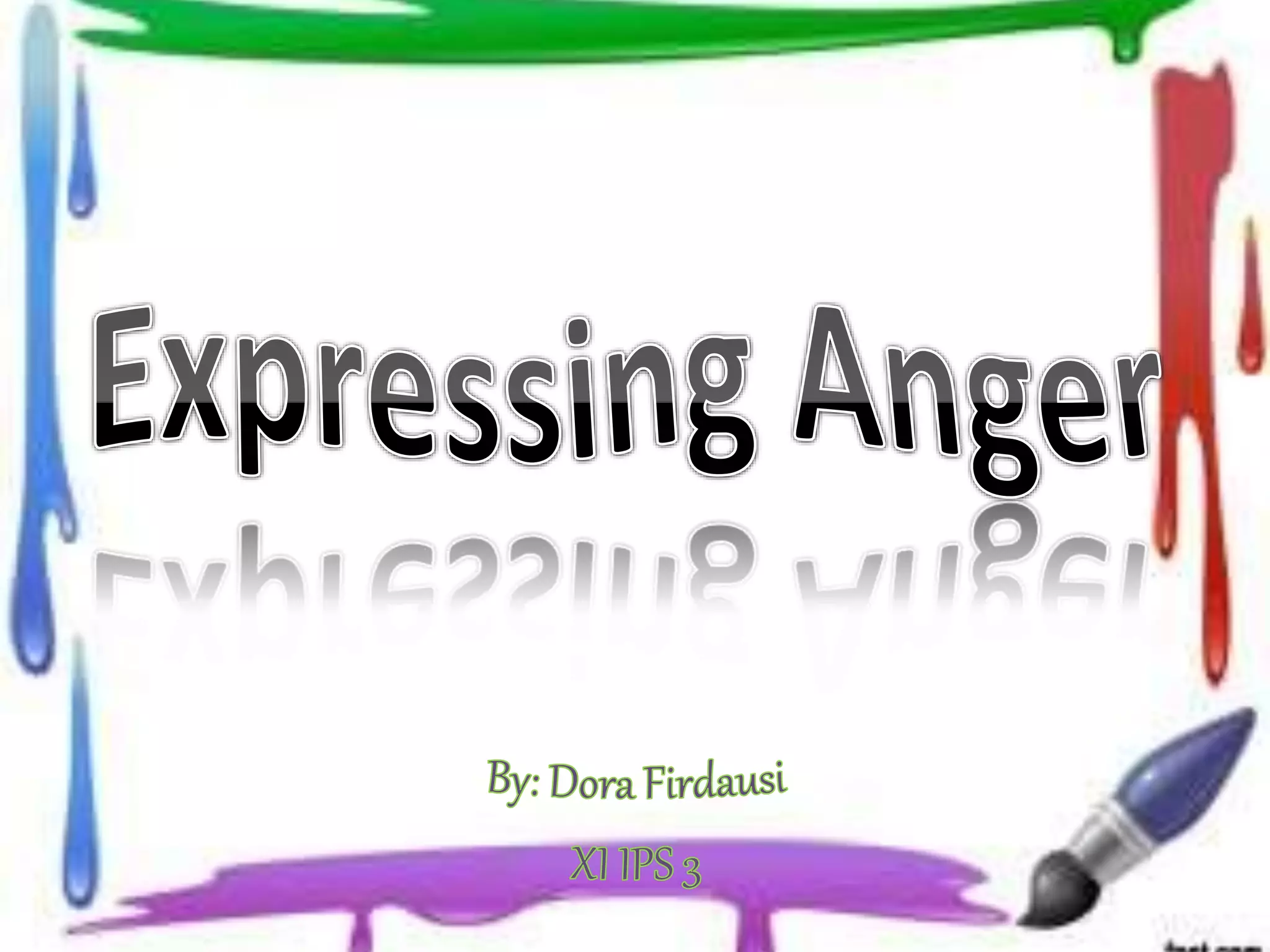 Expressing anger | PPTX