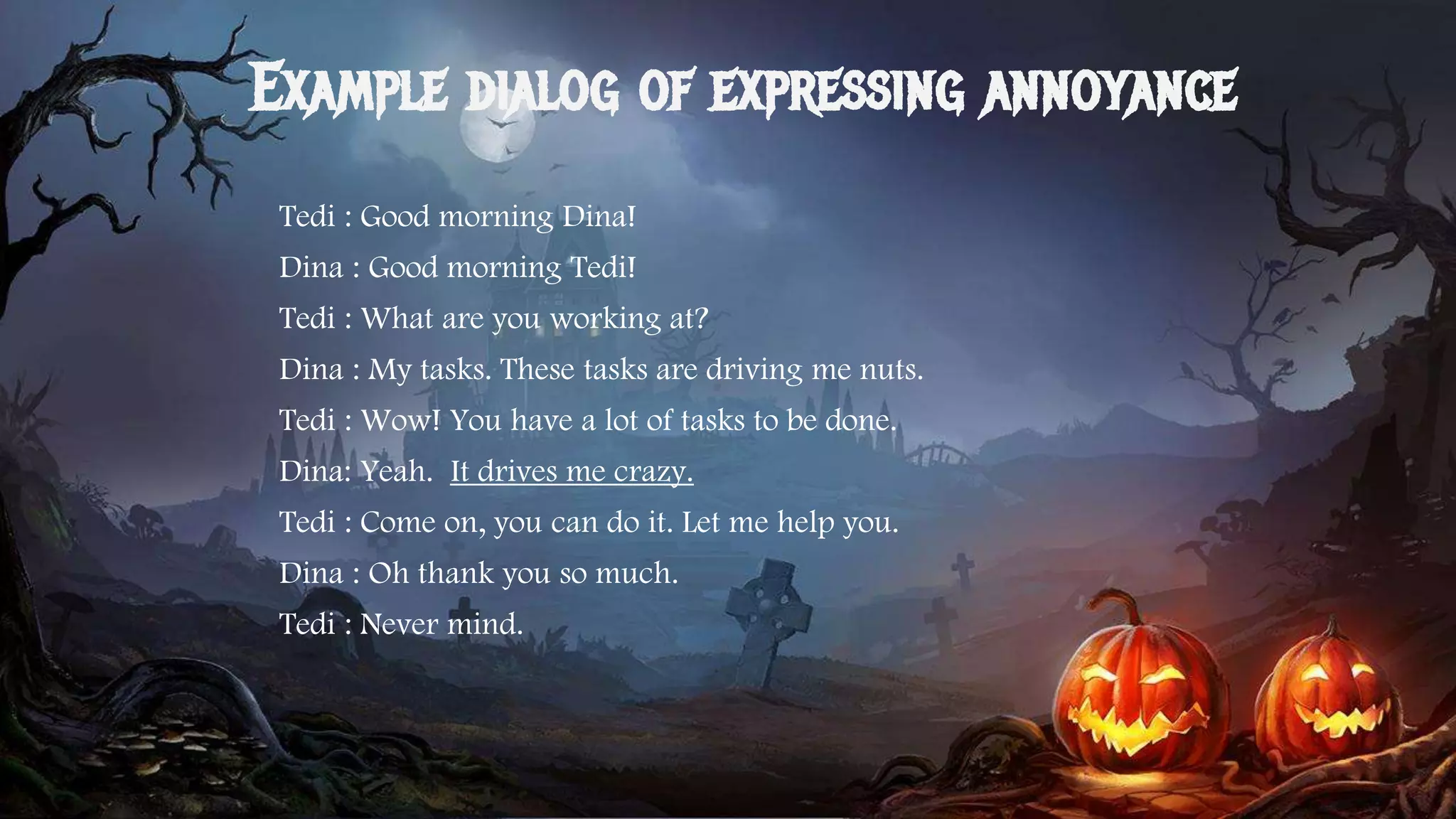 Expressing annoyance | PPTX