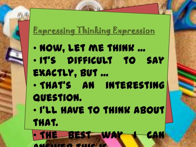 Expressing attitudes | PPTX