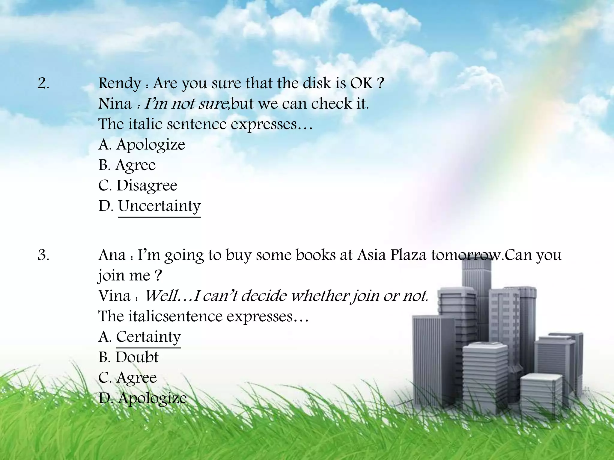 Expressing certainty uncertainty | PPTX