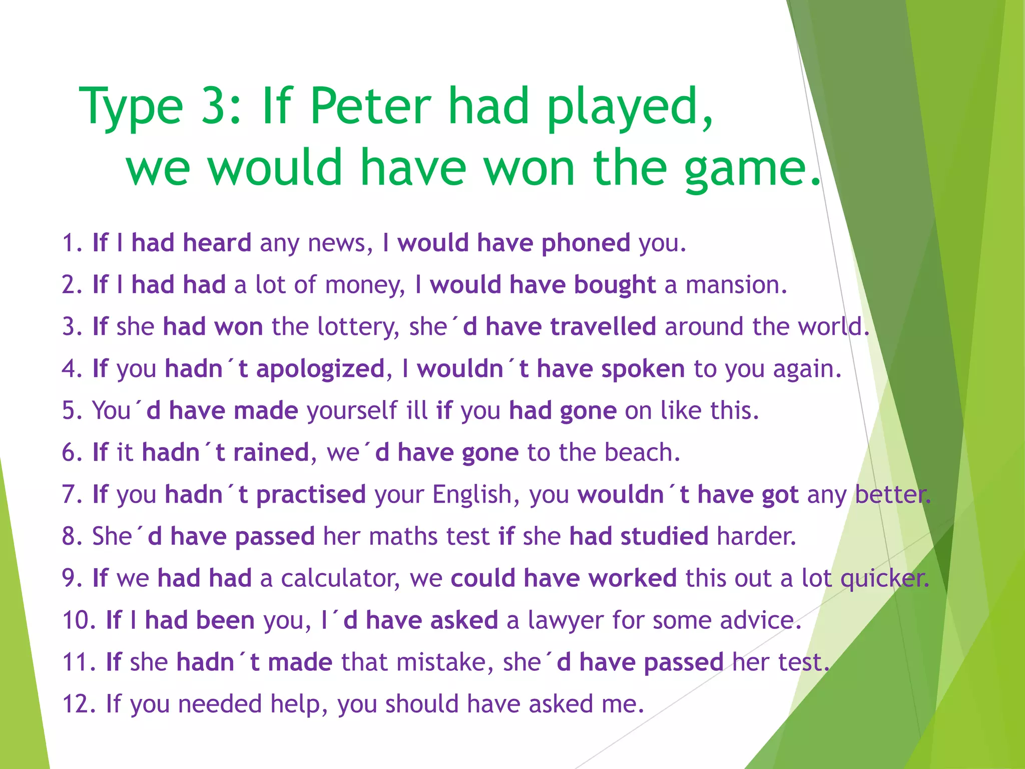 Expressing condition | PPTX