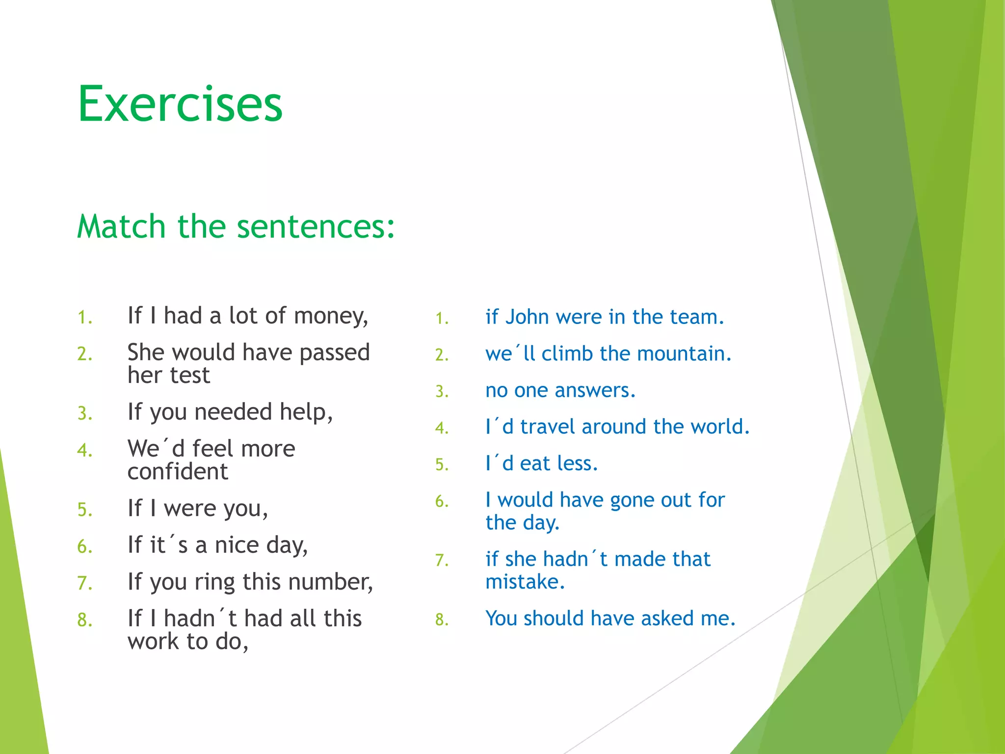 Expressing condition | PPTX