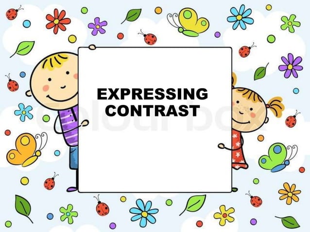 ppt Expressing contrast | PPT